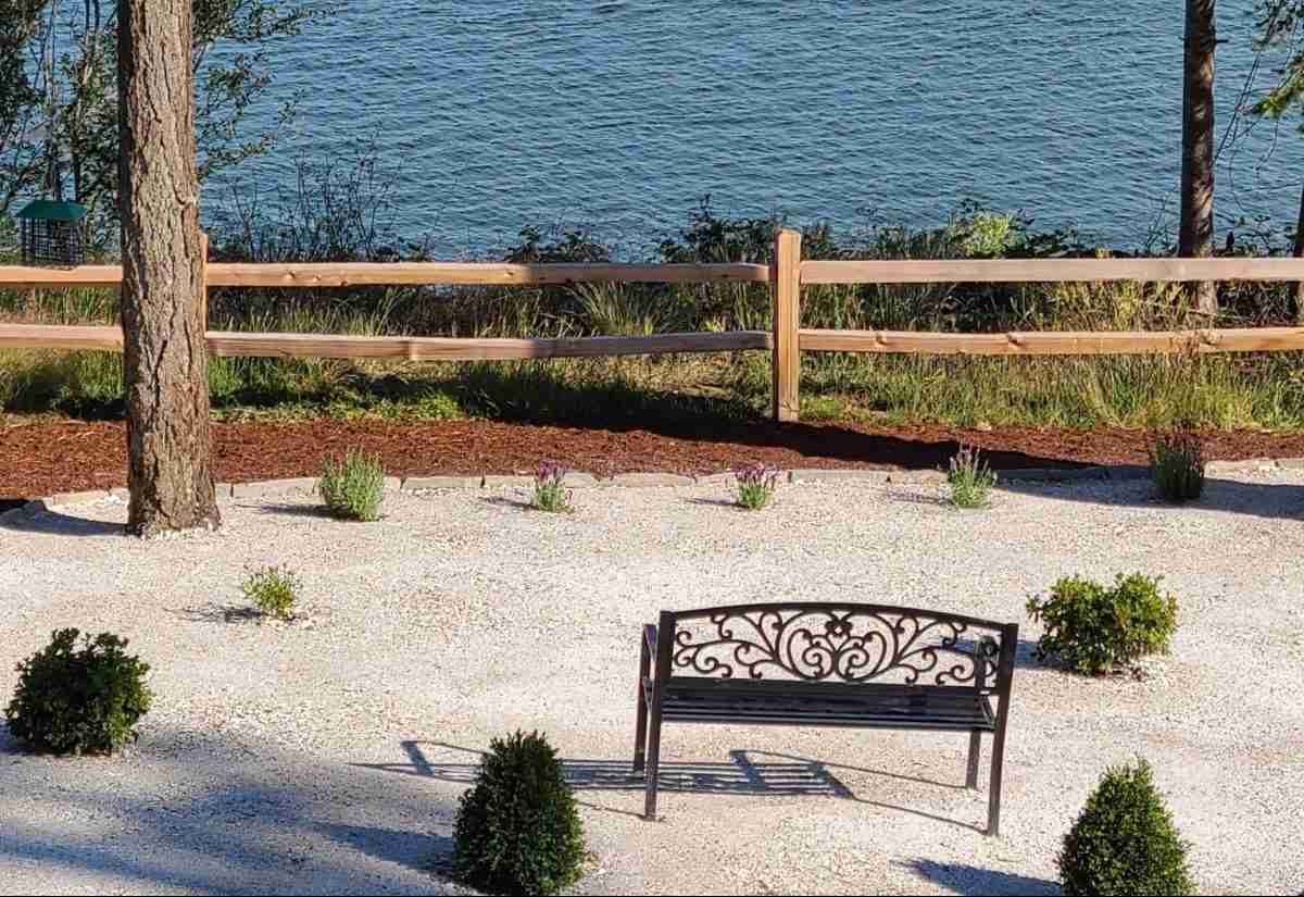 My New Sustainable Coastal Crushed Oyster Shell Garden Path