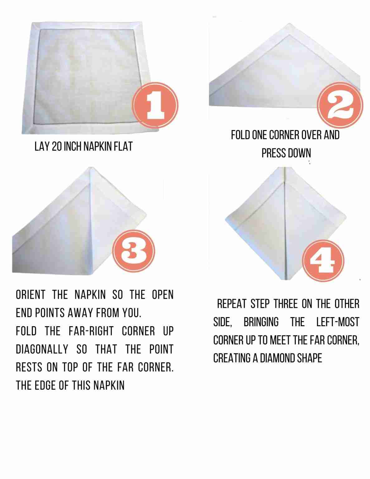 How to fold a napkin like a pro-5 easy folding ideas