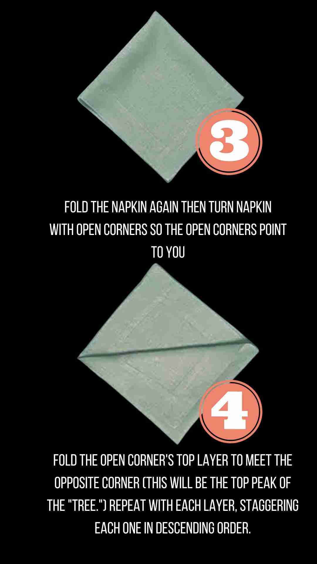 How to fold a napkin like a pro-5 easy folding ideas