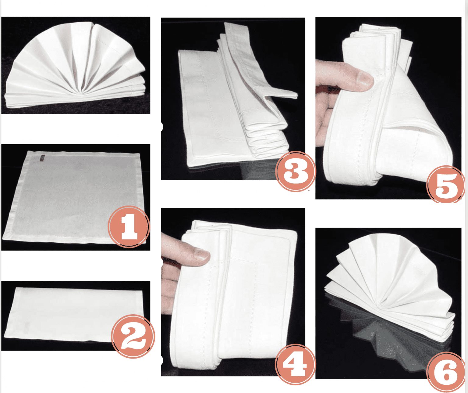 How to fold a napkin like a pro-5 easy folding ideas